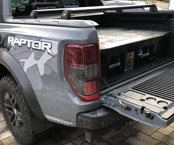 Decked Schubladensystem für Ford Ranger Raptor ab Modelljahr 2019